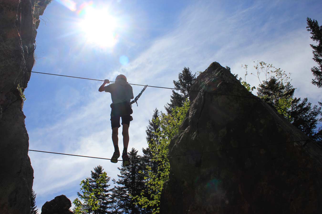 High ropes course - Outdoor Leadership
